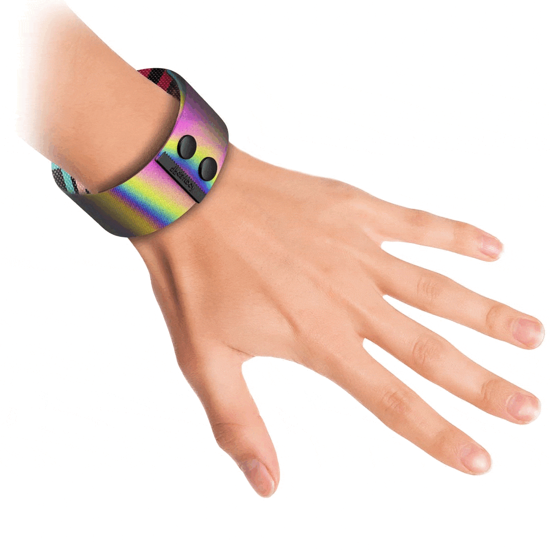 The Original Flash Rainbow Reflective Thicc Cuff Bracelet! – Daftboy
