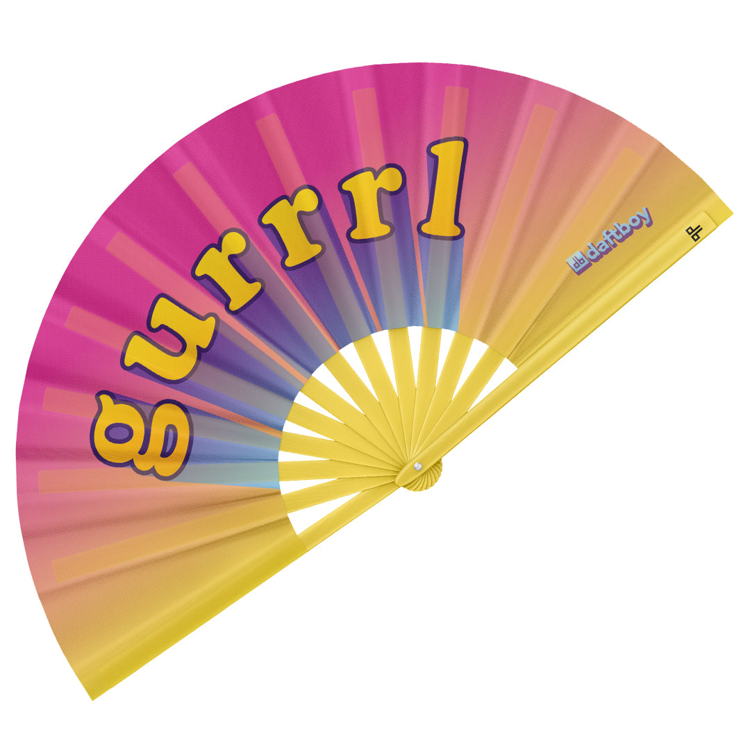 Hey, Gurrrl! This Folding Fan Is For You! – Daftboy